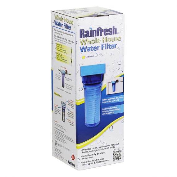Whole House Sediment Filter for well, lake or municipal water | Rainfresh